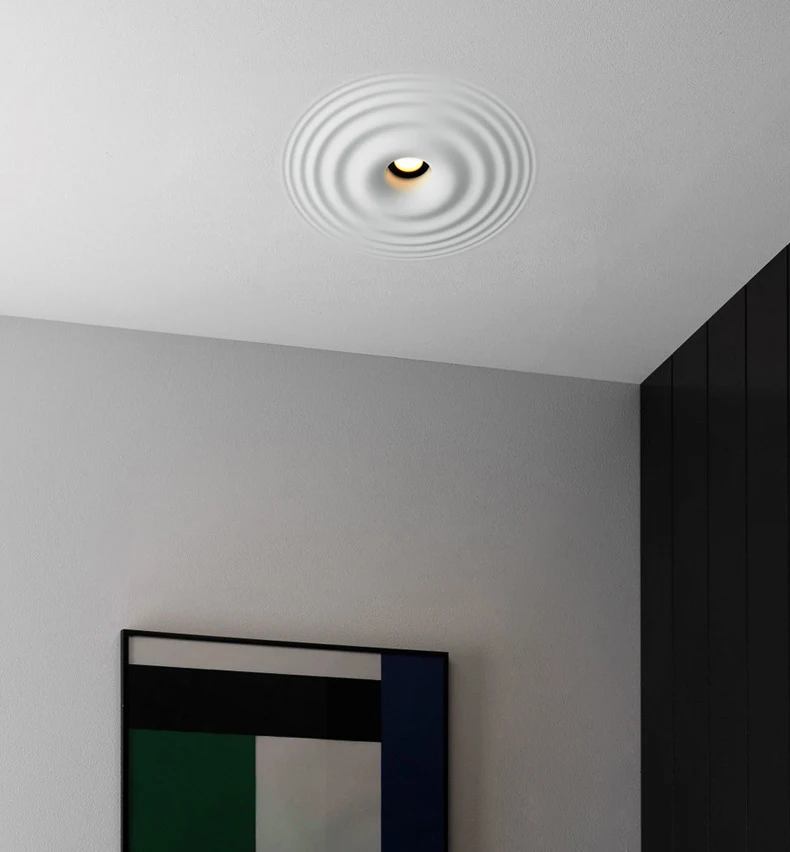 New Design Water Ripple Recessed LED Gypsum Wall Lights
