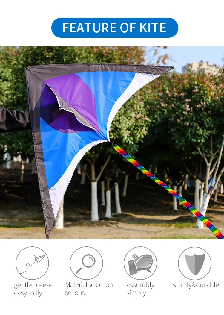 Blue Lotus Kite New Design Model Polyester Kite Fiberglass Frame ...