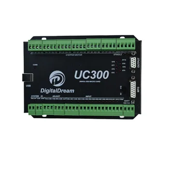 Mach3 Usb Controller Breakout Board 300khz 5 Axis Interface Driver Cnc Motion Controller Card ...