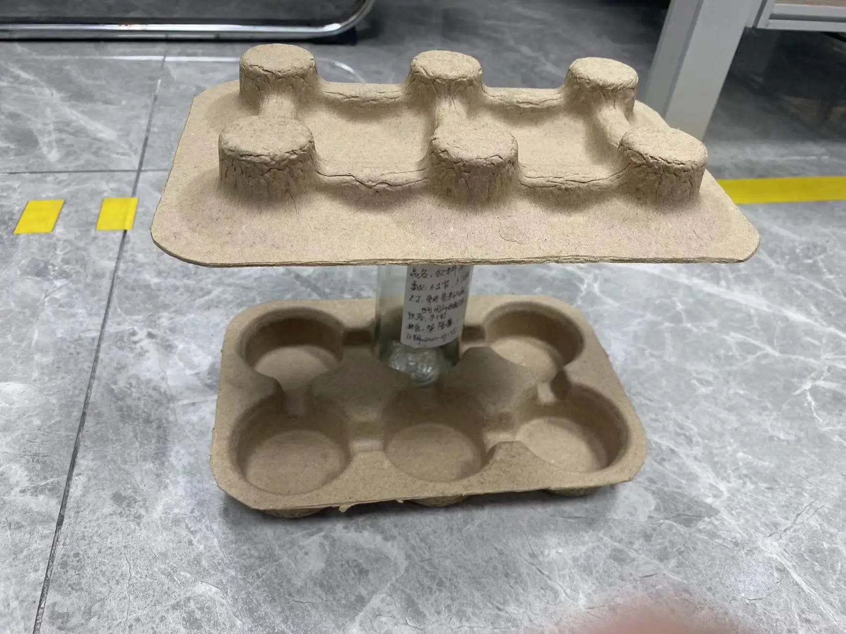 Custom Pulp Packaging Insert Tray with Corrugated Box