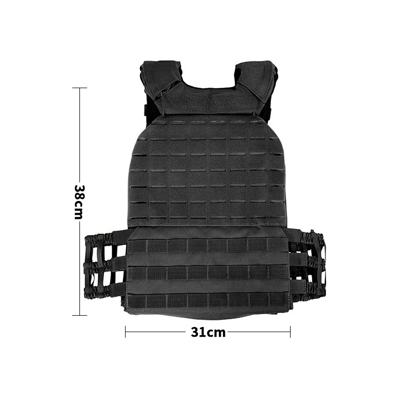 chest rig tactical vest Plate Carrier with easy to access external hard ...