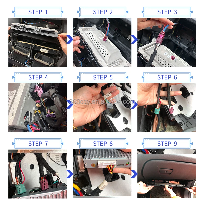 3d 360 Degree Vehicle Around Monitoring Birds Eye View Car Camera ...