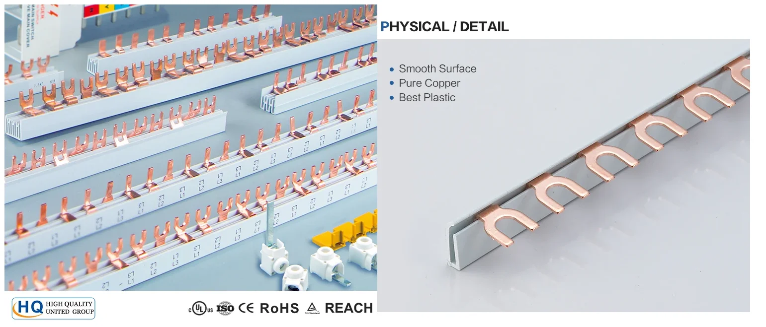 FORK U Type MCB BUSBAR Brass Terminal - Reliable Power Distribution