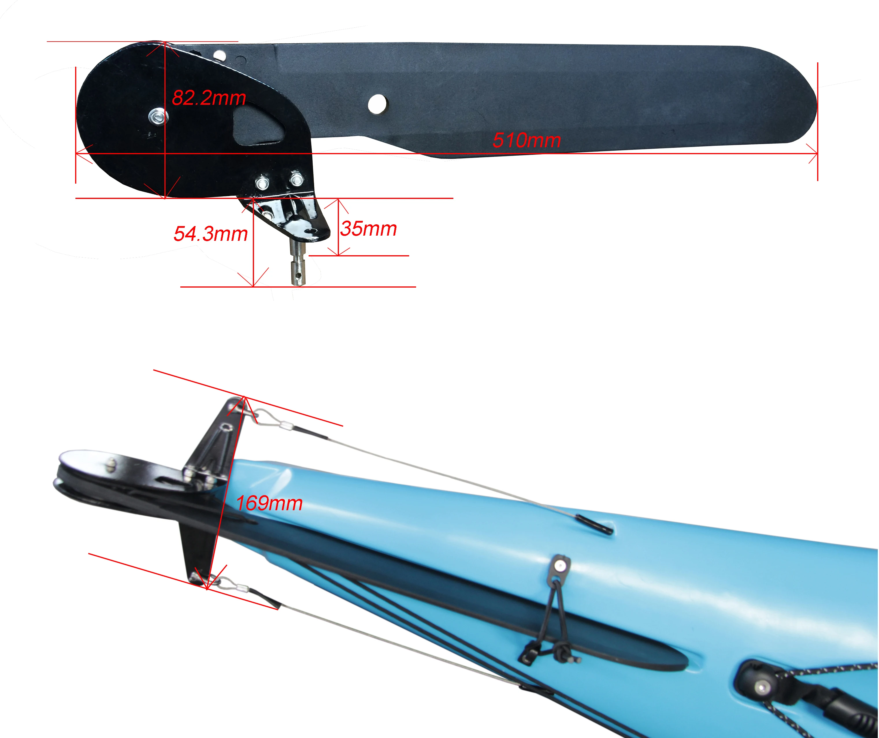 Kayak Rudder - Professional Accessory for Ocean Waters