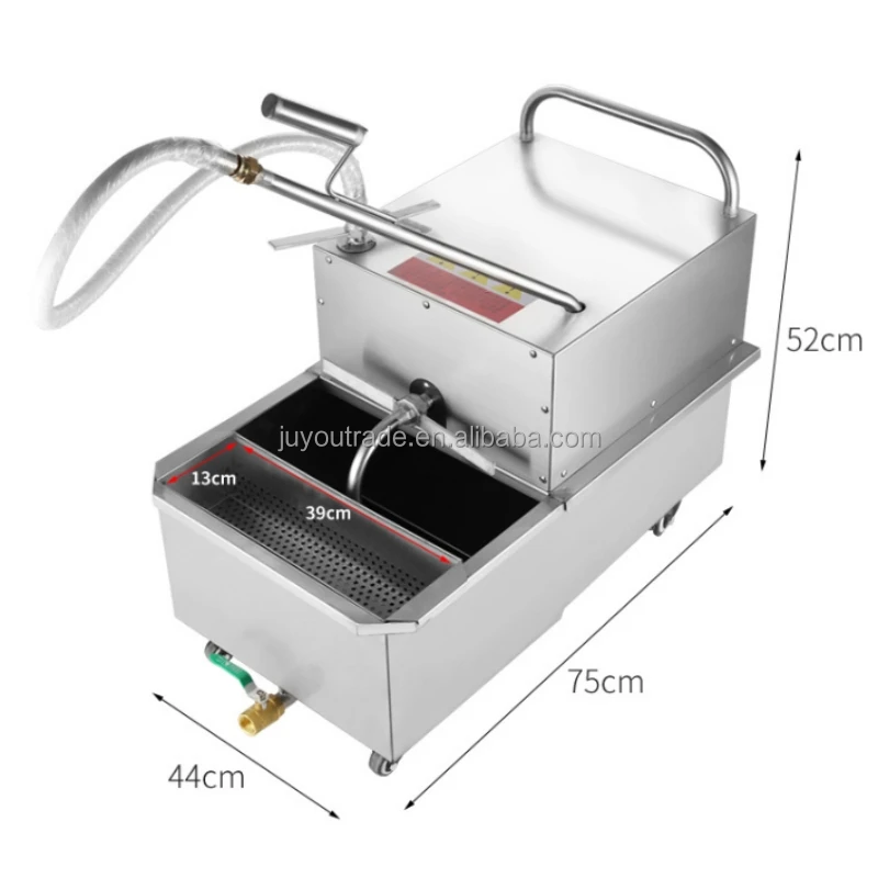 JUYOU Deep Fryer Oil Filter Machine - Efficient & Durable