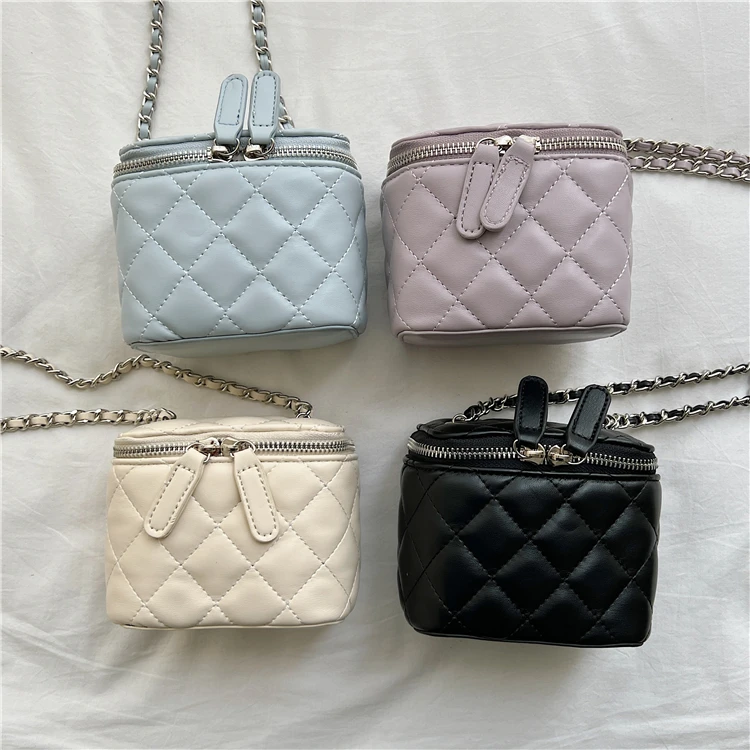 Spring Hot Style Cute Mini Bag Girls PU Leather Chain Mini Box Bag High ...