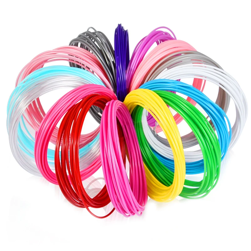 Low Temperature Pcl Filament For 3d Pen 20 Kinds Of Color 5m/roll 1.75mm Diameter For 3d Pen 3d ...
