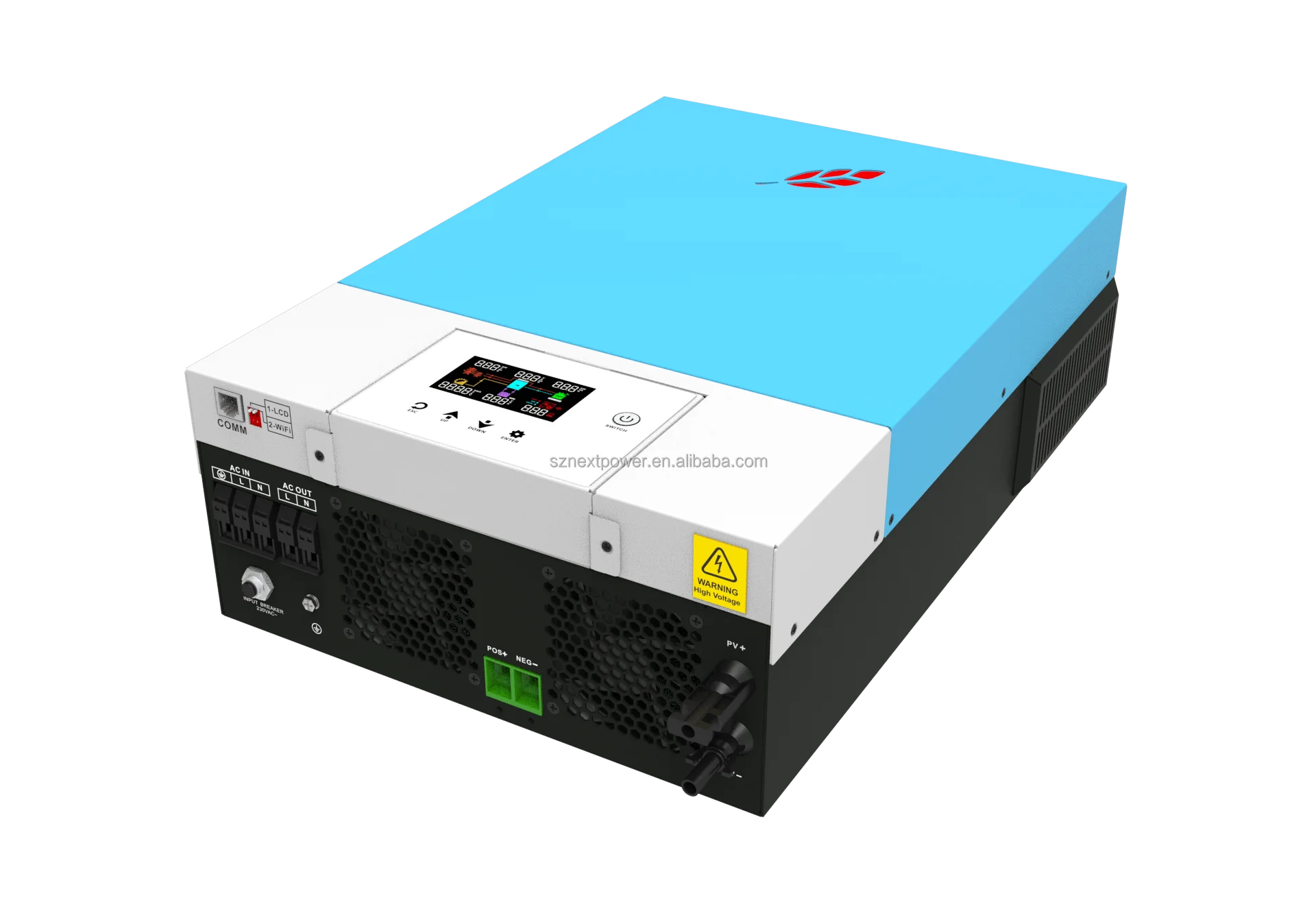 شاحن جديد لعام 2022 من Victor Nm Pro 3.6kw 6.2kw بسعر الجملة محول الطاقة الشمسية مع منفذ Mppt ...