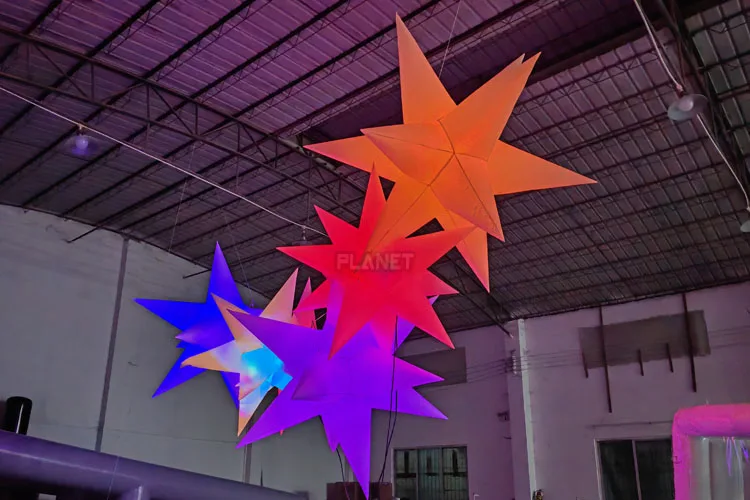 Custom Inflatable Led Stars Beautiful Led Inflatable Decoration ...