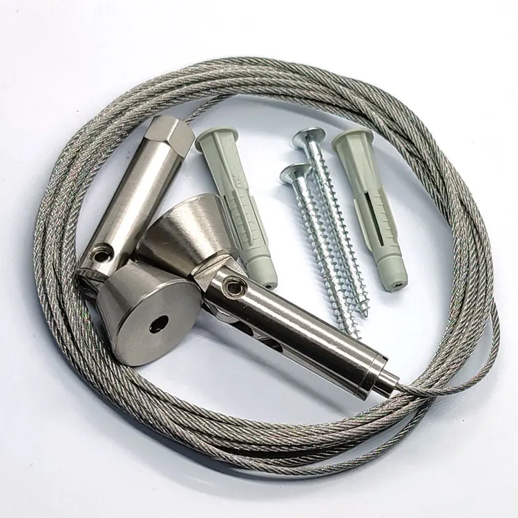 Brass Picture cable hanging system Gallery wire rope hanging system ...