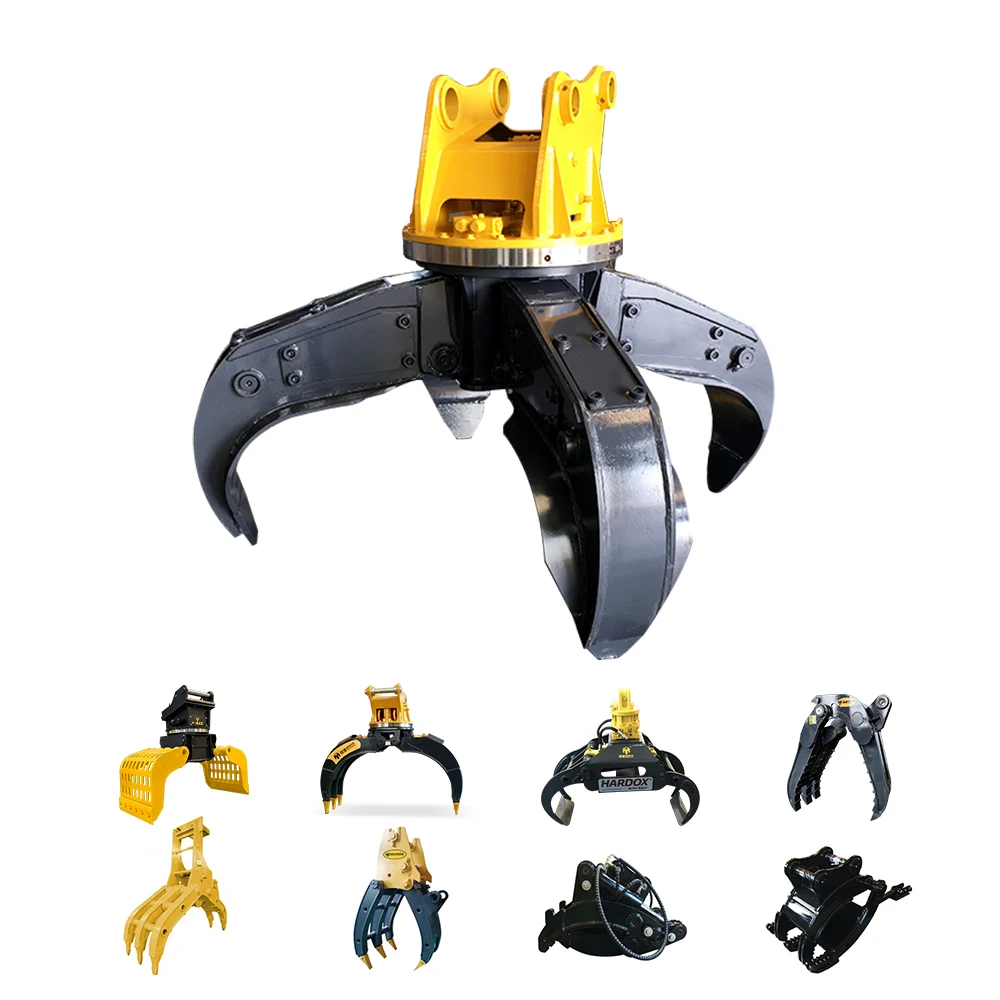 Monde Orange Peel Grapple Excavator Big Rock Clamp Grapple| Alibaba.com