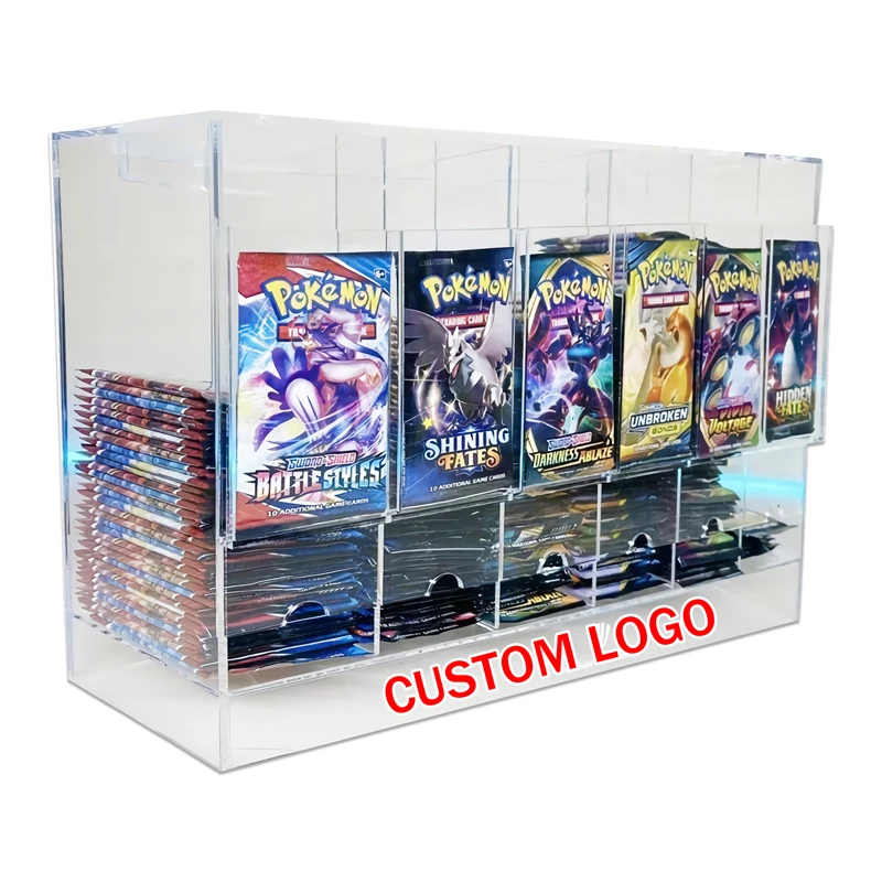 Pokemon Booster Pack Case Pokemon Booster Pack Magnetic Acrylic Display ...