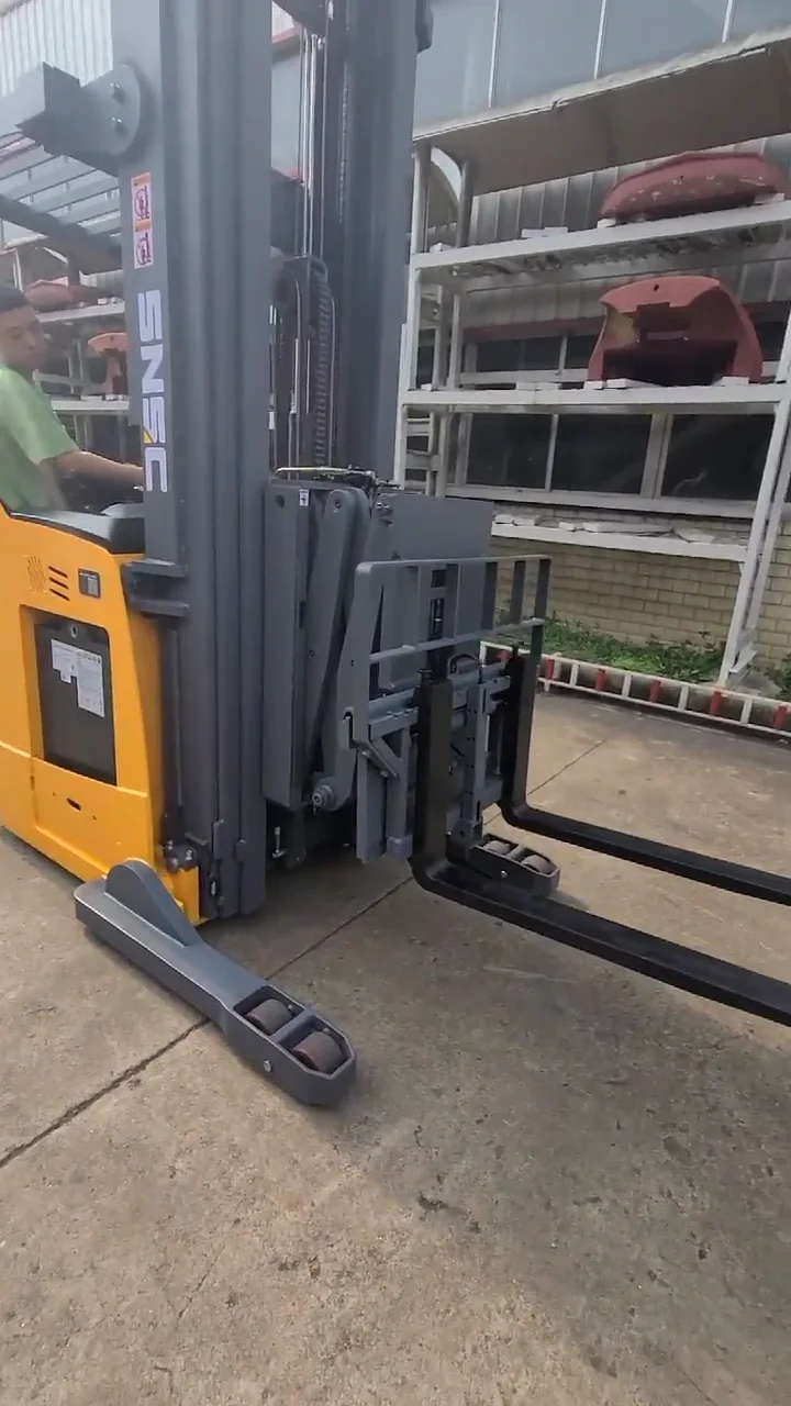 Warehouse Material Handling Telescopic Narrow Aisle Forklift Extended ...