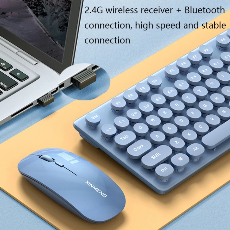 XINMENG N520 Wireless Keyboard Mouse Set - Versatile & Efficient