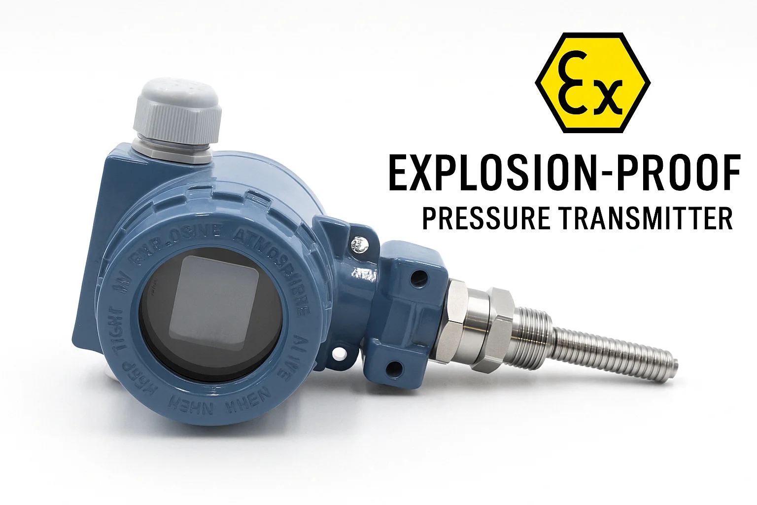 High Temperature Exproof ATEX Gas Air Liquid Pressure Transmitter 0.5-4 ...