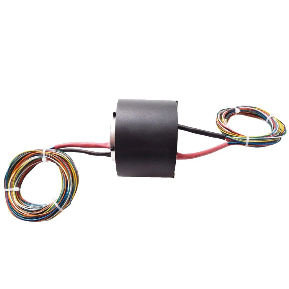 25.4mm 30mm Through Hole Slip Ring 6//12/16/18/24 Wires 5a 10a Bore ...