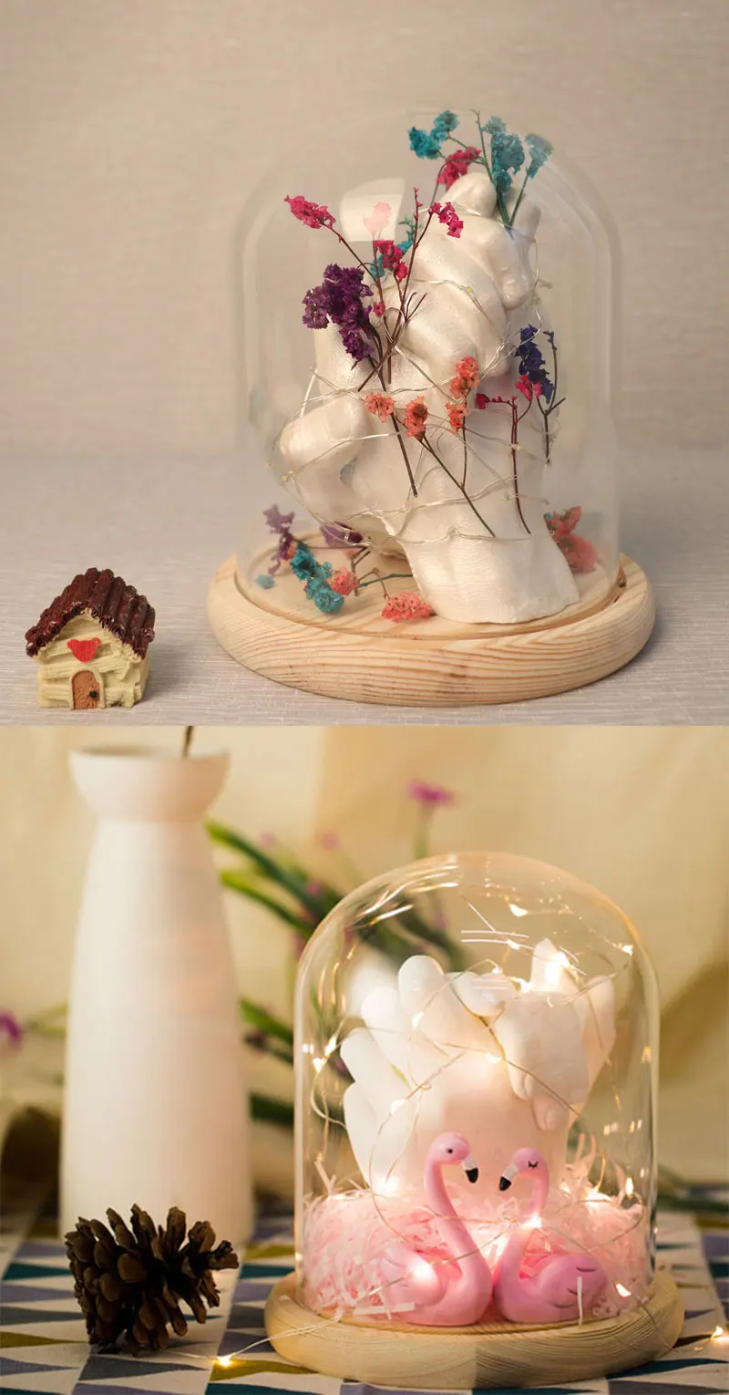 3D Handprint Set DIY Plaster Model Hand and Foot Casting Kit