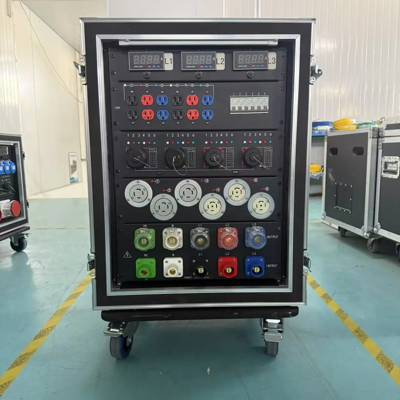 42 Channels 400a Camlock in and Camlock Out Edison Socapex Power ...