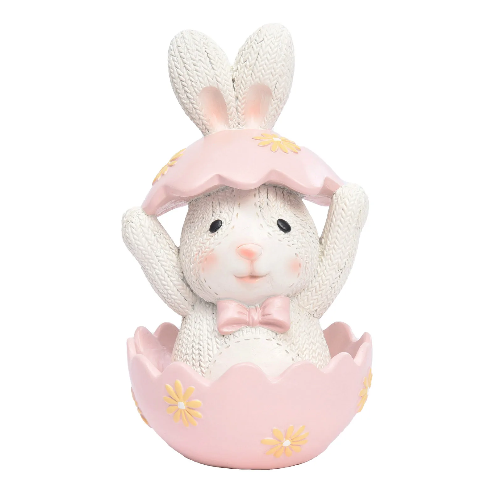 Easter Table Cute Rabbit Eggs Resin Home Decor Bunnies Decoration ...