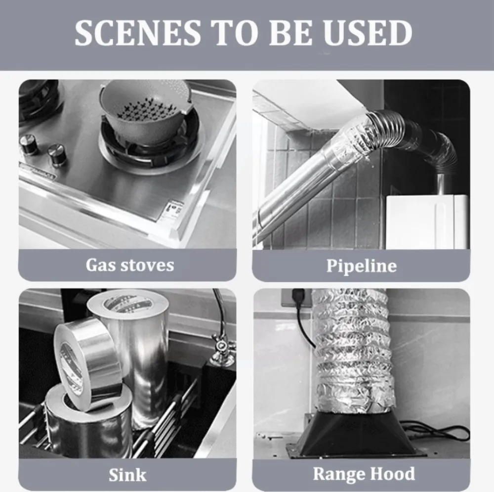 Customized Hvac Aluminium Tapes Waterproof Fireproof Adhesive Aluminum Foil Duct Tape Buy High