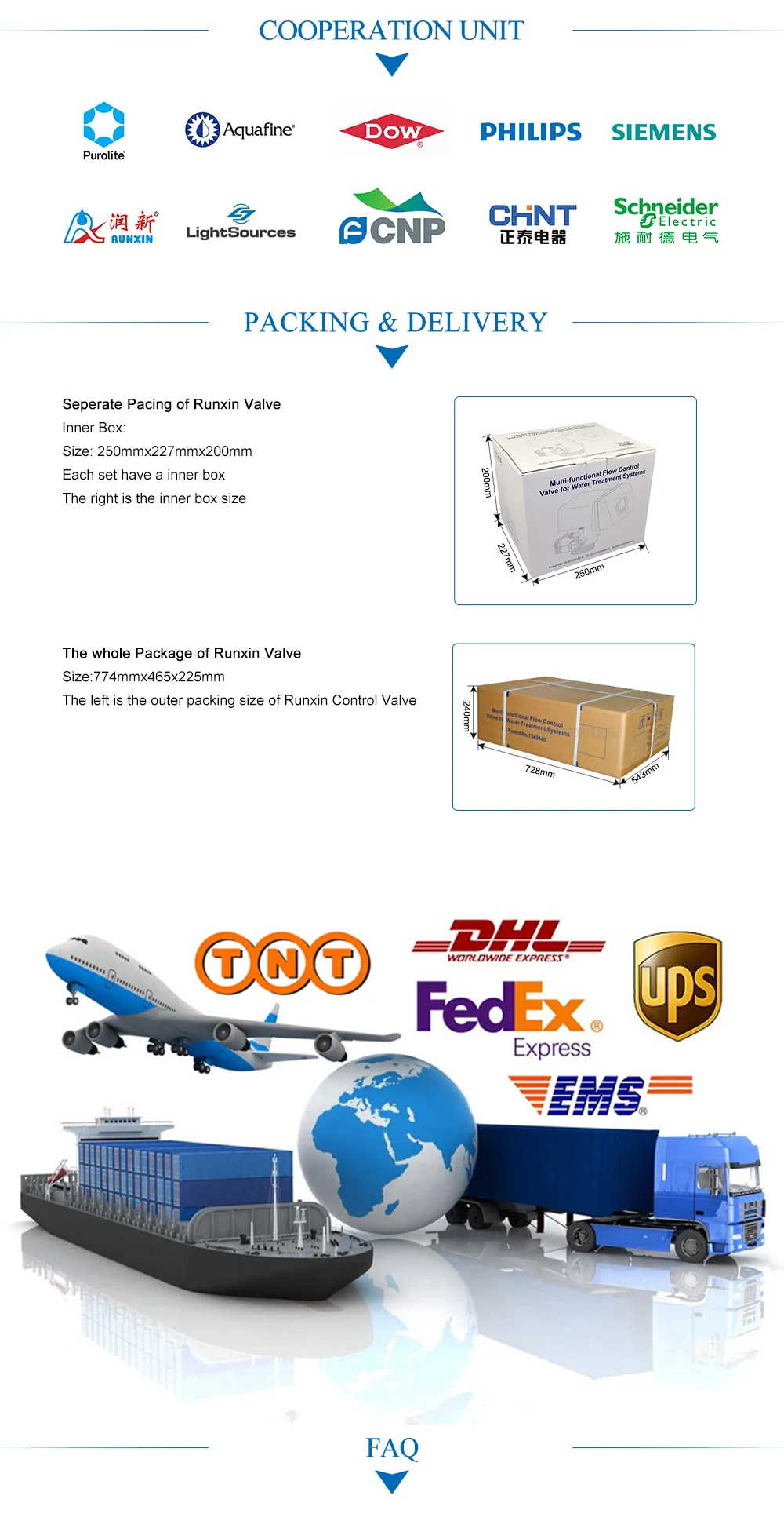 Runxin Automatic Water Softener Control Valve F77A3