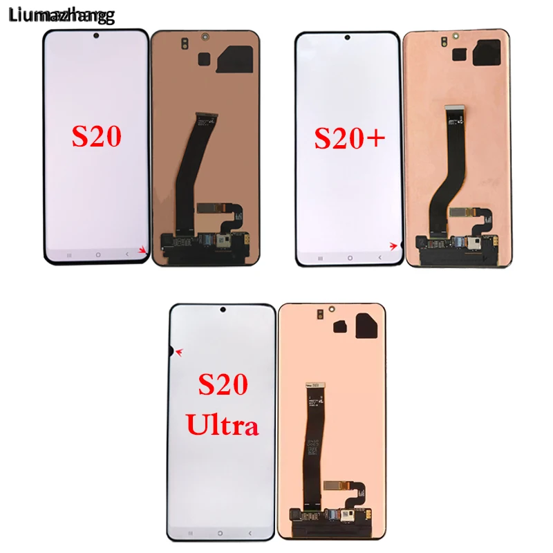 Original Mobile Phone Lcds For Samsung Galaxy S20 S20 Plus S20 Ultra ...