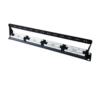19" 1u 2u 24 Port 48 Port Cat6 Utp With Back Shelf Back Bar Rack Mount ...