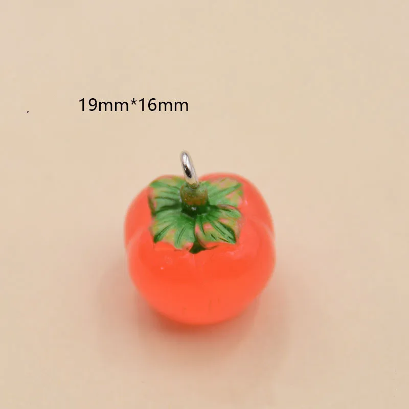 JC Crystal Wholesale Cute Fruit Designs Mini Resin Charms with Hook Diy ...