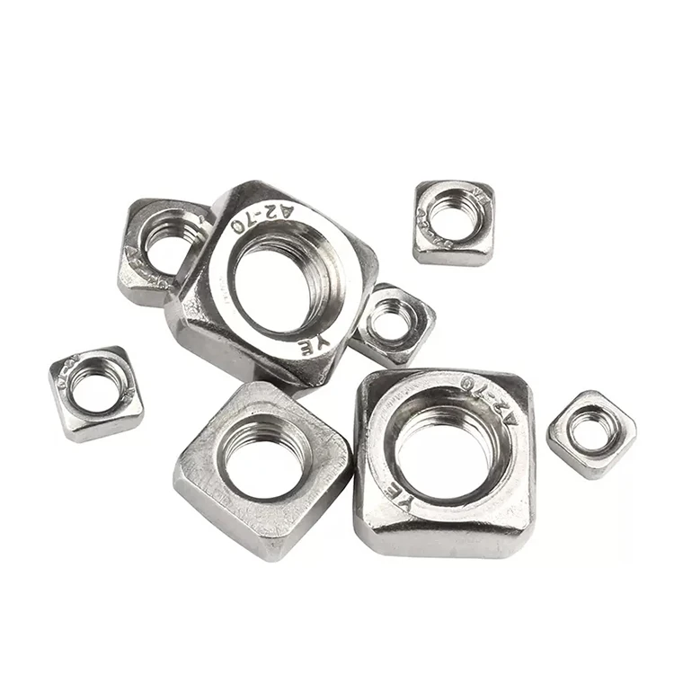 M3 M4 M5 M6 M8 Stainless Steel Metric Square Nuts For Machine Screw ...