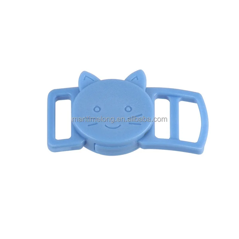Pet Cat Accessories Connecting Buckle Plastic Cat-Head Breakaway Buckle ...