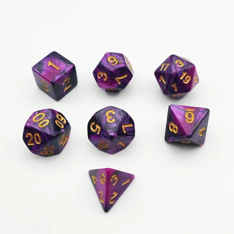 factory customized engrave personalized symbol logo dice rpg board game ...