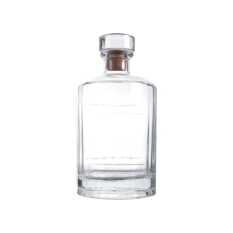 26oz Transparent Clear Glass Liquor Bottle Decanter Whiskey Voldka ...