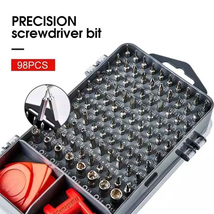 115 In1 / 112 In 1 Screwdriver Set Magnetic Screwdriver Bit Torx Multi Mobile Phone Repair Tools ...