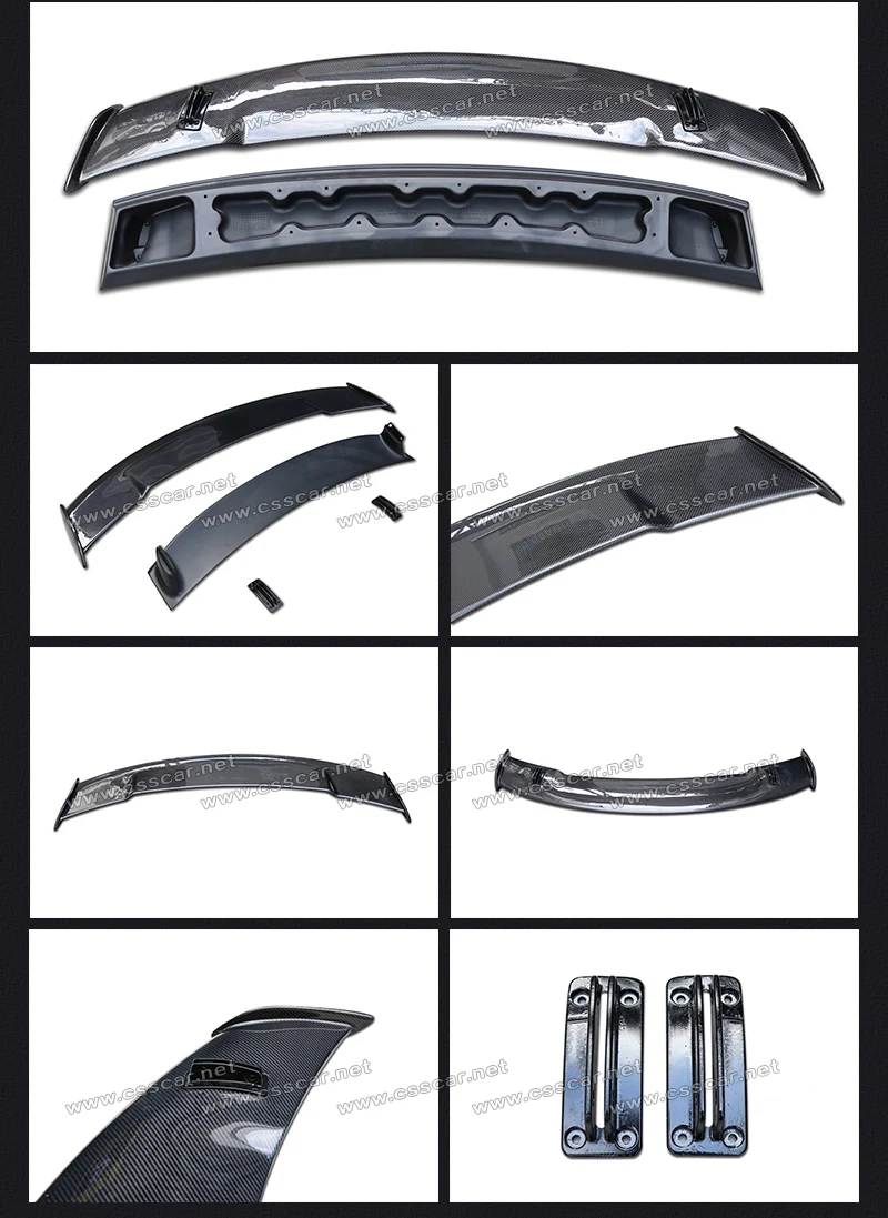 Upgrade To Gtr Style Carbon Fiber Rear Spoilers Trunk Wing For Mercedes ...