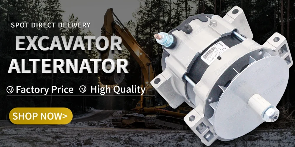 挖掘机dx60-7电气零件交流发电机129908-77210 F000bl0116 F000bl0118 - Buy 挖掘机ec240b ...