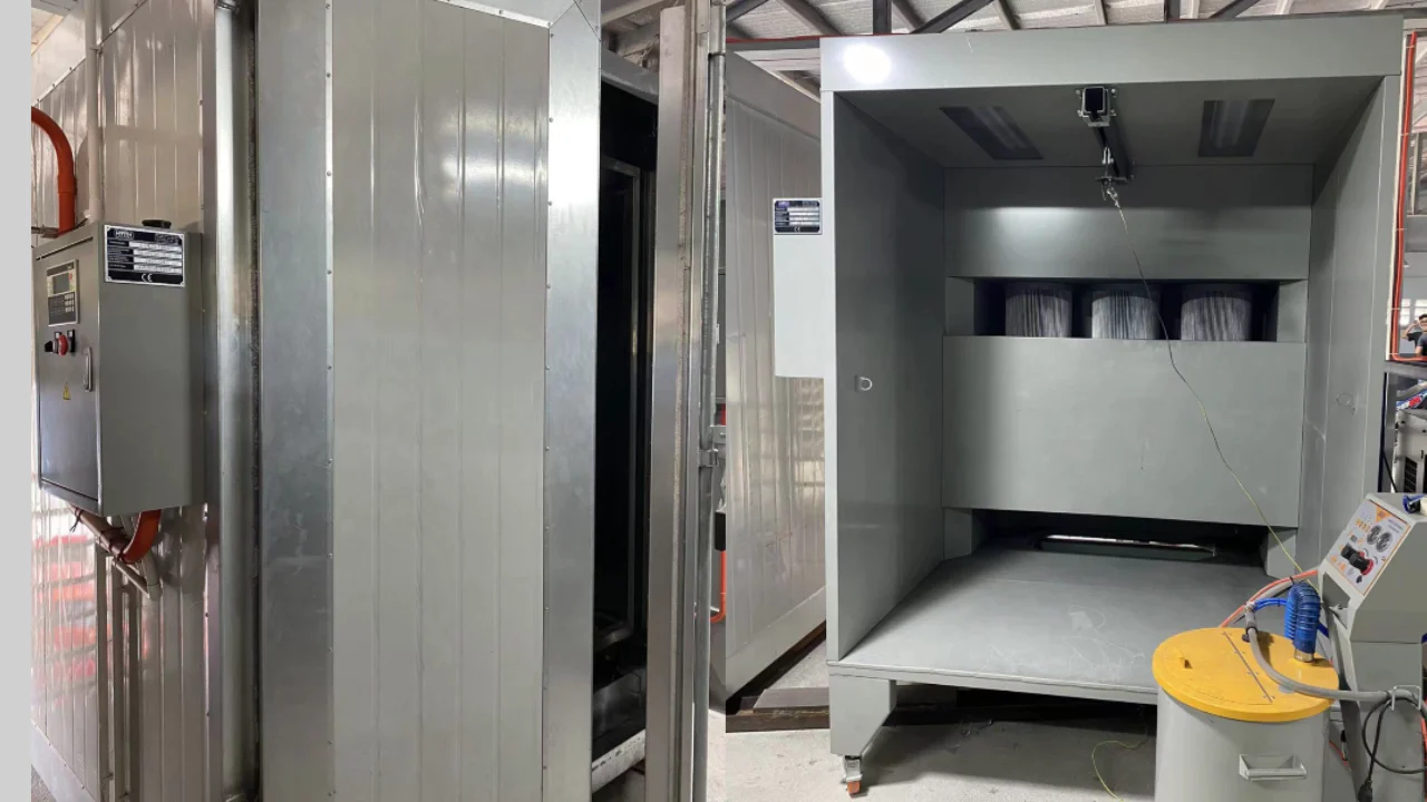 Electrostatic Powder Coating Plant Complete Powder Coating Machines For ...