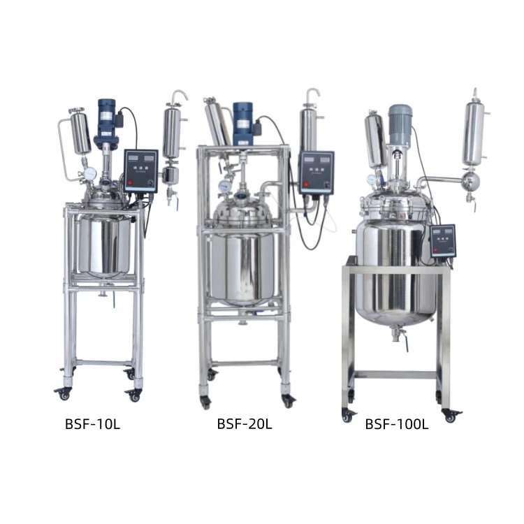 Laboratory Jacketed Reaction Vessel Lab Kettle Stainless Steel Double ...