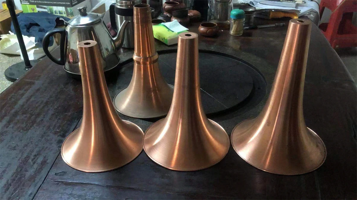 China Cnc Machining Brass Trumpet Brass Musical Wind Instrument Copper ...