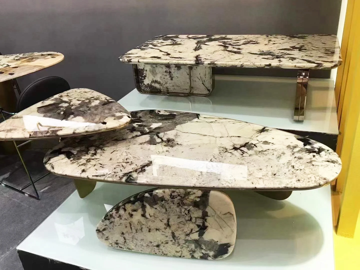 Brazilian Patagonia Onyx Marble Slab - Backlit Bookmatched Decorative ...