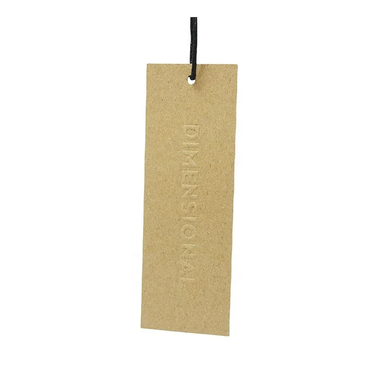 Custom Luxury Hanging Label With Free Slings Special Swing Paper ...