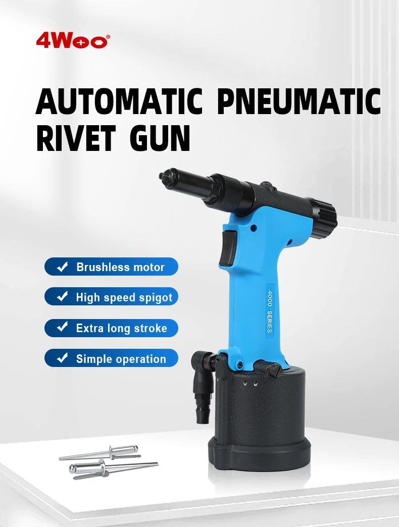 Industrial Pneumatic Blind Rivet Gun Hydraulic Stainless Steel Core ...