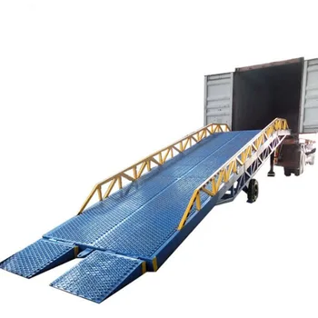 Mobile Hydraulic Loading Dock Ramp Container Loading And Unloading Rack ...