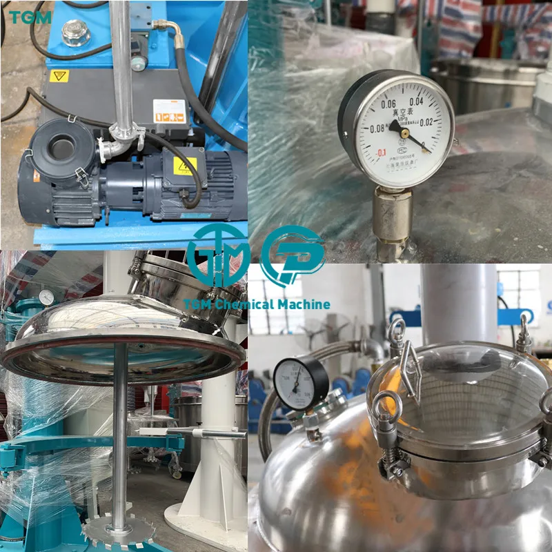 TGM 500L-1500L Vacuum Ink Disperser Machine Paint Pigment High Speed ...