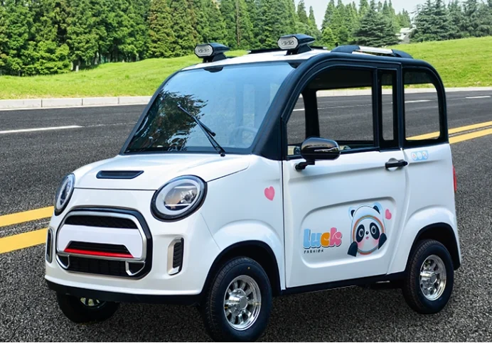 Factory Direct Sales Low Speed Mini Electric Car Fully Enclosed Vehicle ...