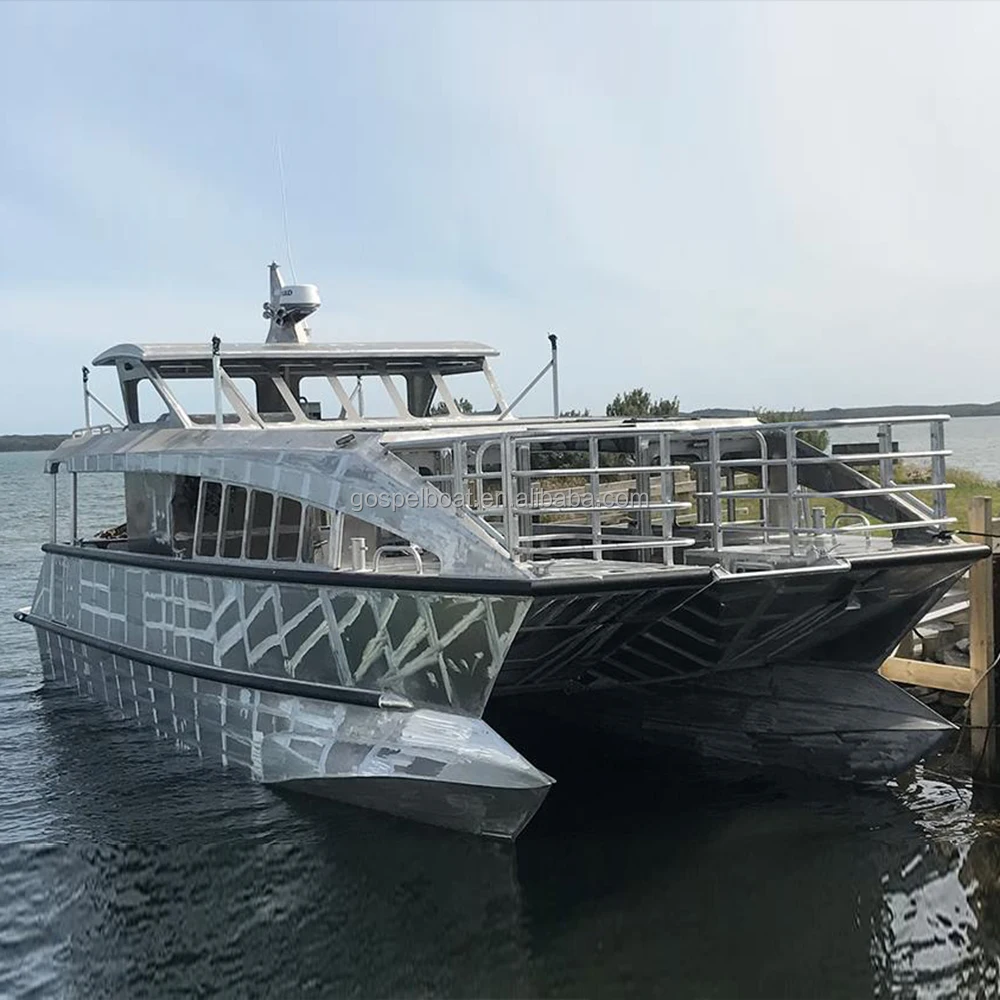 15-20m Aluminum Passenger Catamaran Ferry Boat Yacht