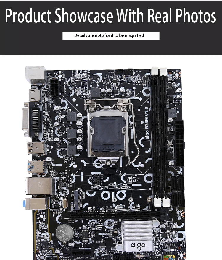 Aigo B760M Processor Motherboard LGA1700 DDR5 Dual Channels M-ATX ...