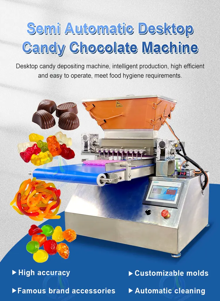 OCEAN Continuous Jelly Gummy Candy Form Equipment Chocolate Deposit ...