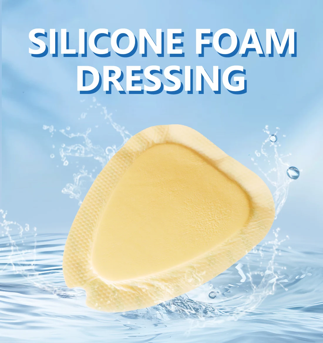 Bluenjoy Pressure Ulcer Silicone Foam Dressing With Pad Hydrophilic ...