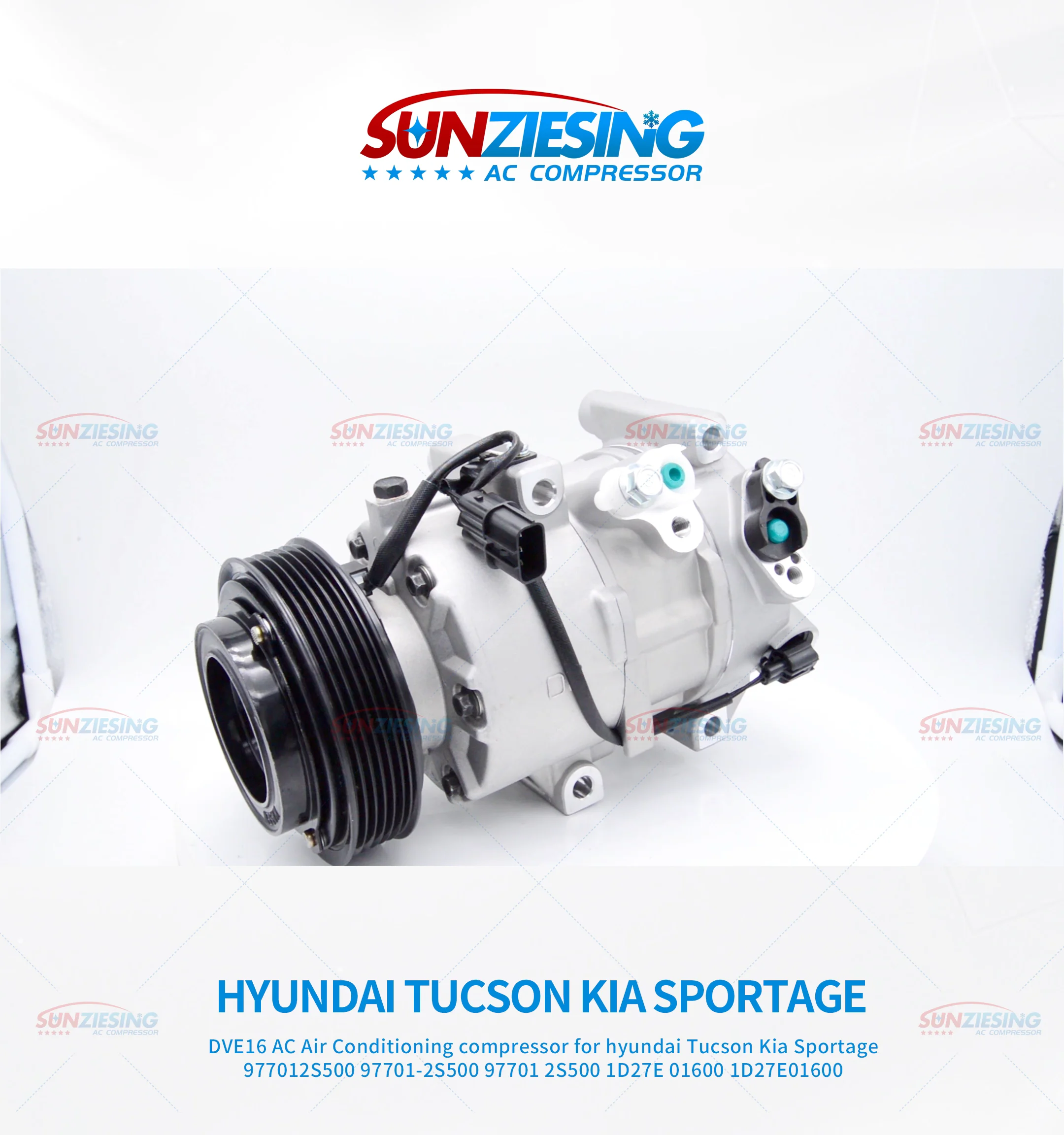 977012s500 97701 2s500 977012p310 Dve16 Ac Air Conditioning Compressor For Hyundai Ix35 Tucson ...