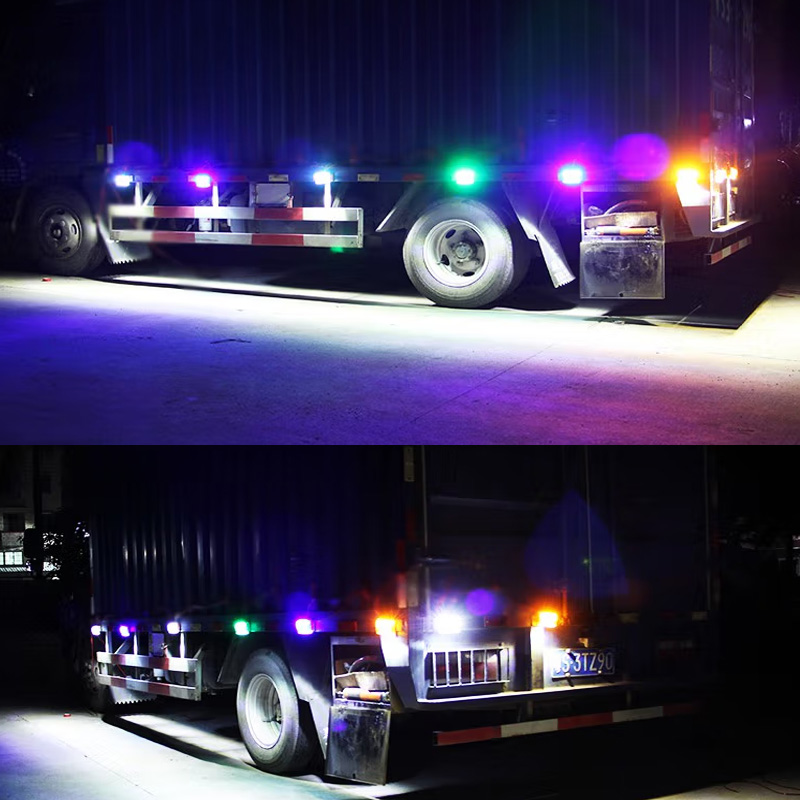 24V LED Side Marker Ground Light Indicator Clearance Turn signal Stop ...